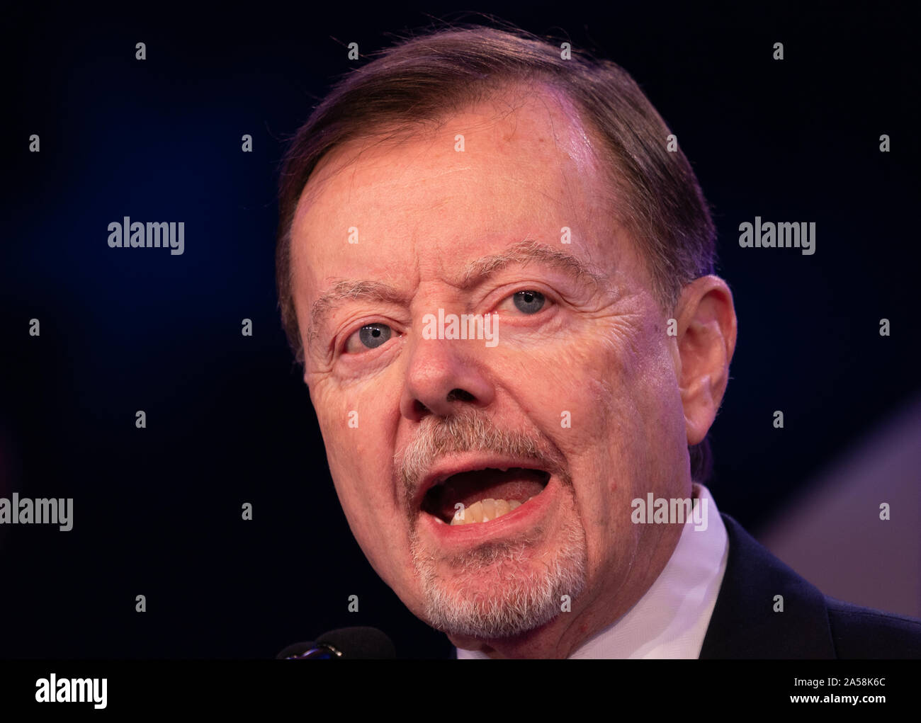 Washington, États-Unis d'Amérique. Oct 11, 2019. Gary Bauer, président, les valeurs américaines ...