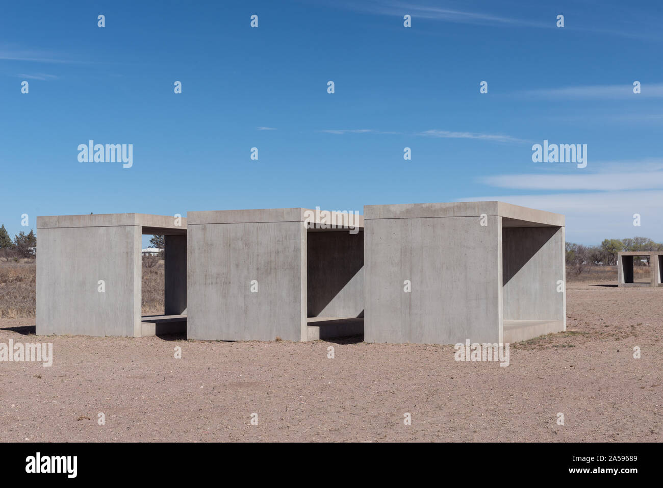 Zone sans titre-comme l'art, parfois appelé Judd's cubes, par l'artiste ...