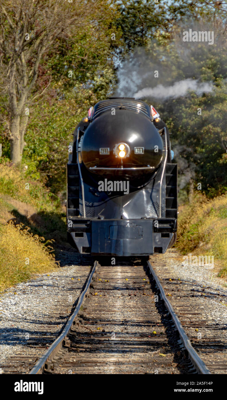 Retired steam locomotive Banque de photographies et d’images à haute ...