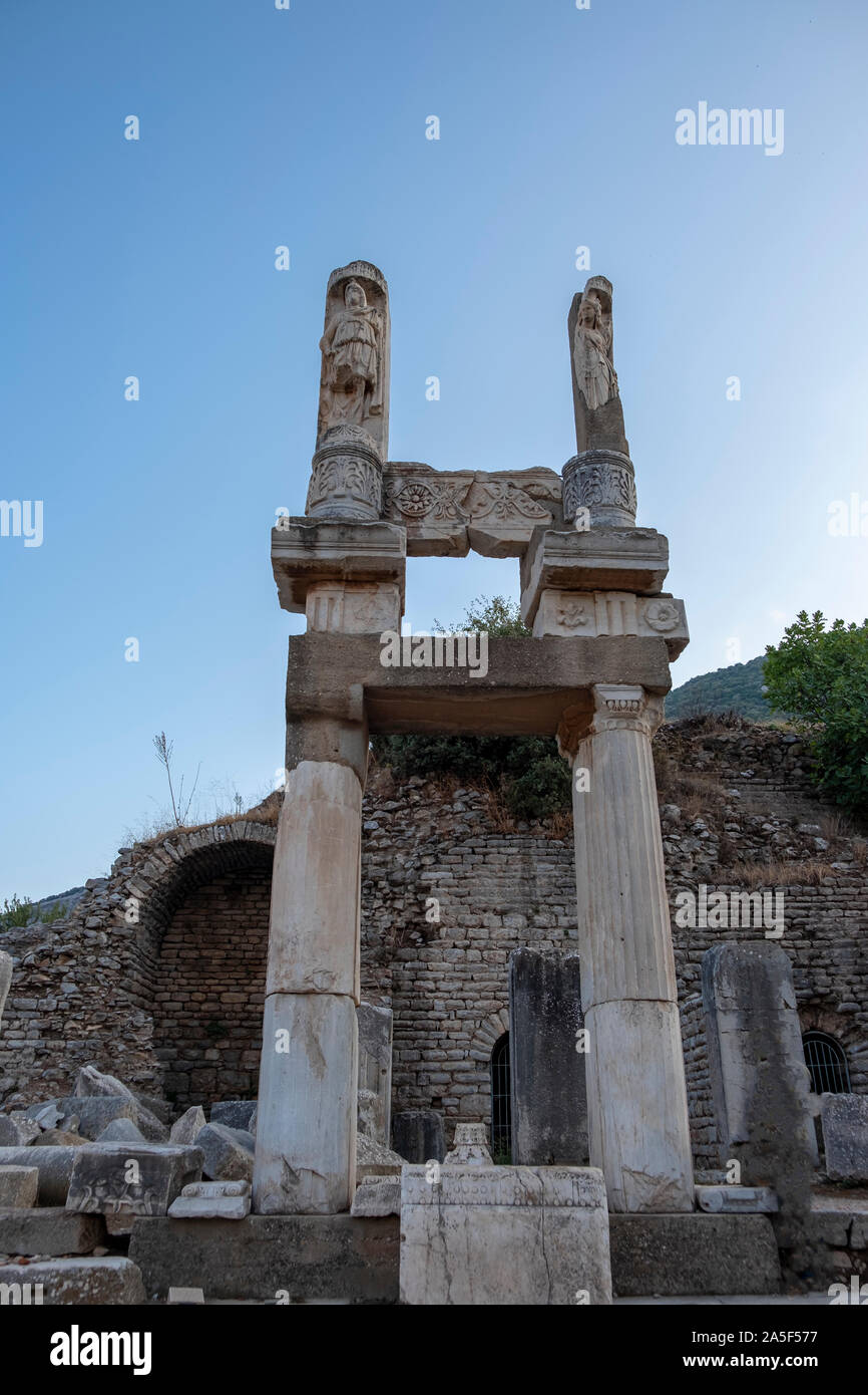 Ancienne ville d'Ephèse (Efes). Les structures de l'architecture ...
