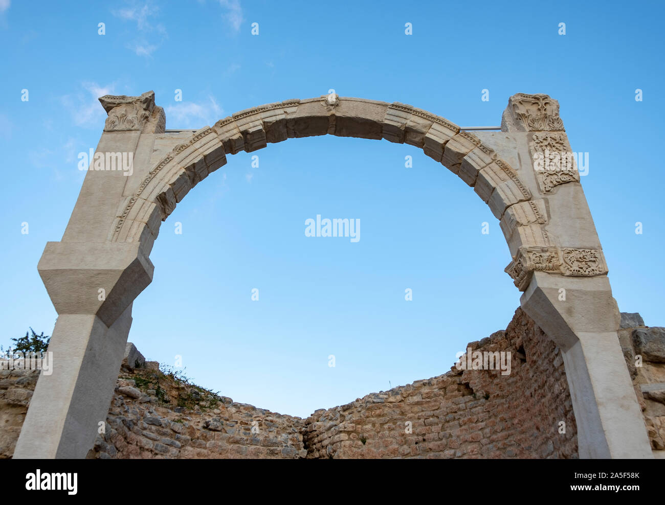 Ancienne ville d'Ephèse (Efes). Les structures de l'architecture ...