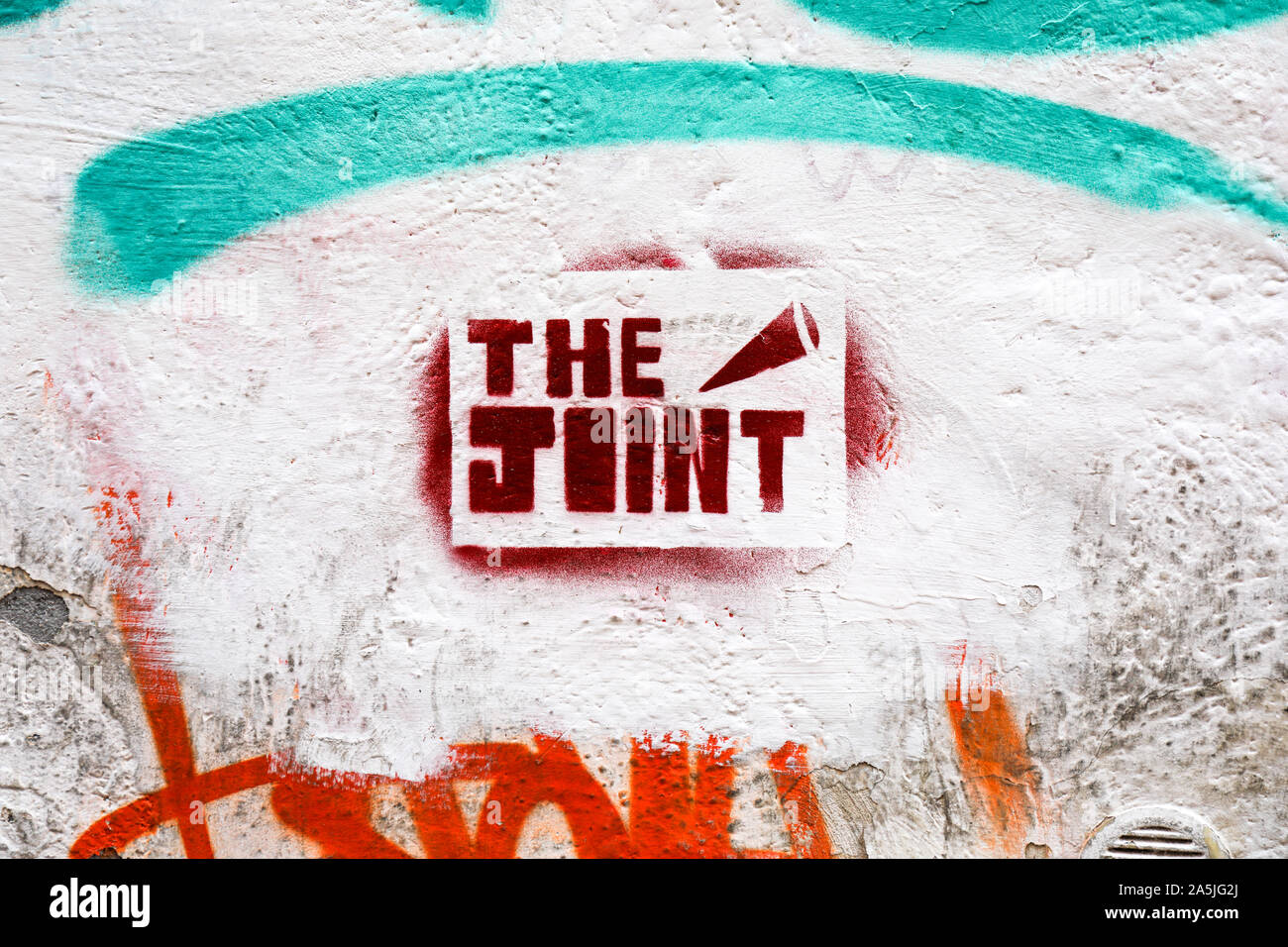 Graffiti au pochoir Banque de photographies et d’images à haute ...