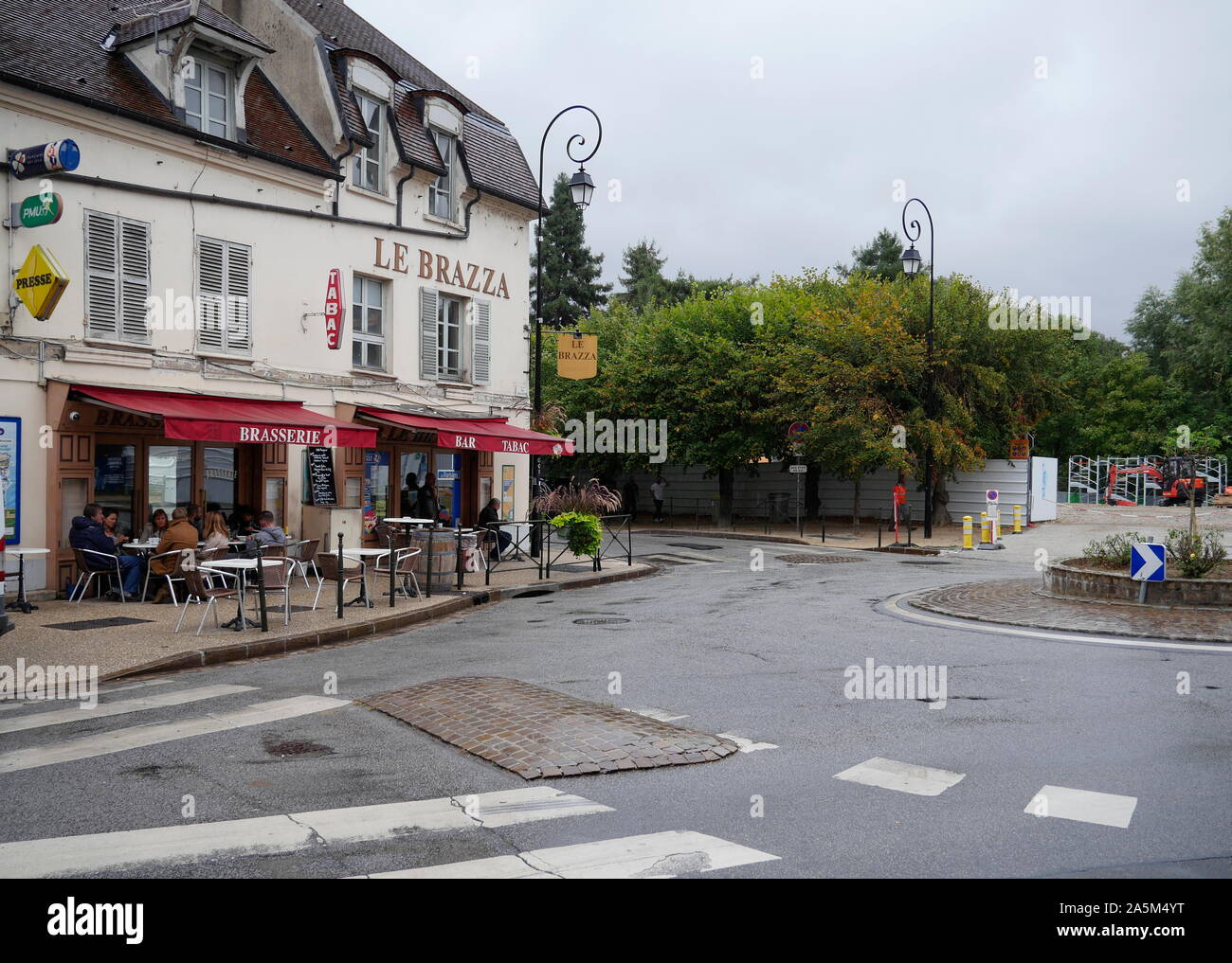 Alfred sisley linondation à port marly Banque de photographies et d ...