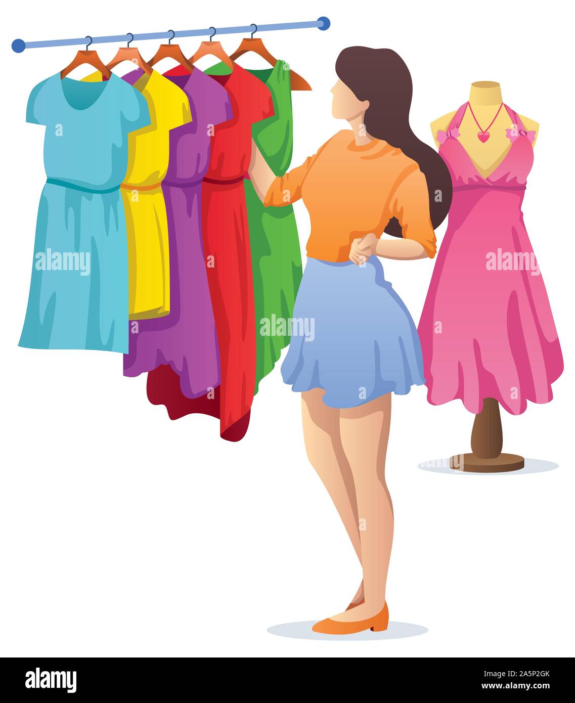 Choisir en choisissant Banque d'images vectorielles - Alamy