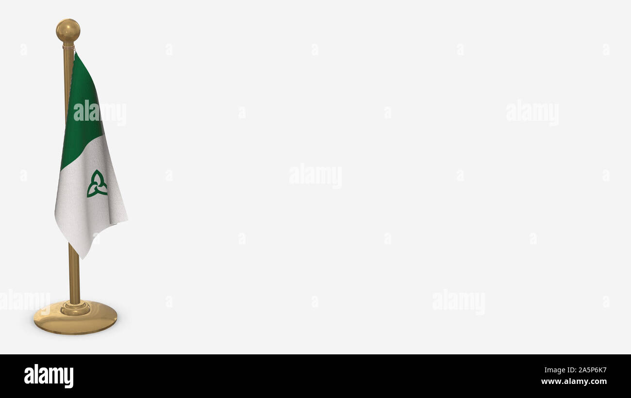 Le drapeau franco ontarien Banque de photographies et d’images à haute ...