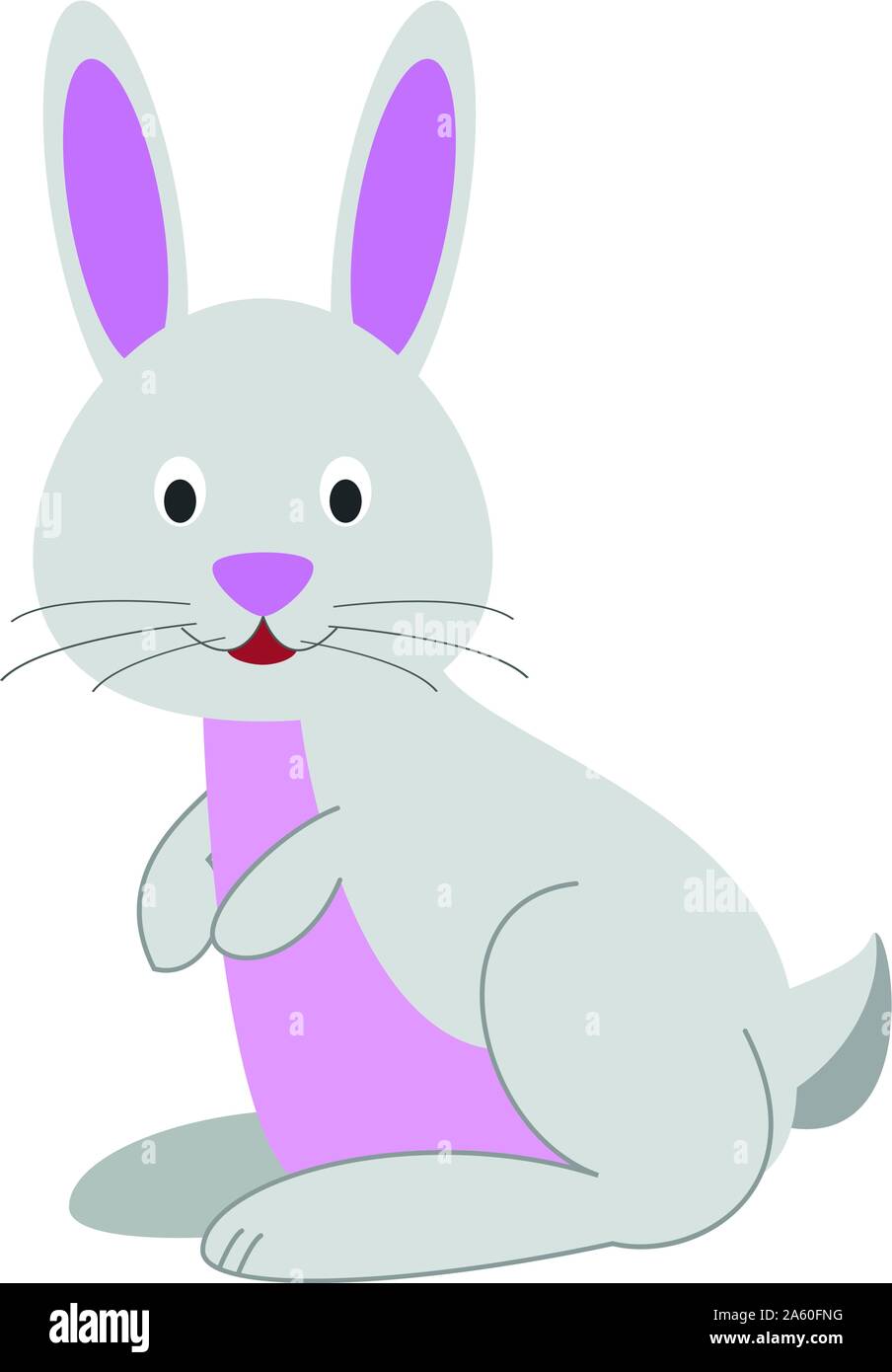 Lapin Cute cartoon vector illustration Image Vectorielle Stock - Alamy