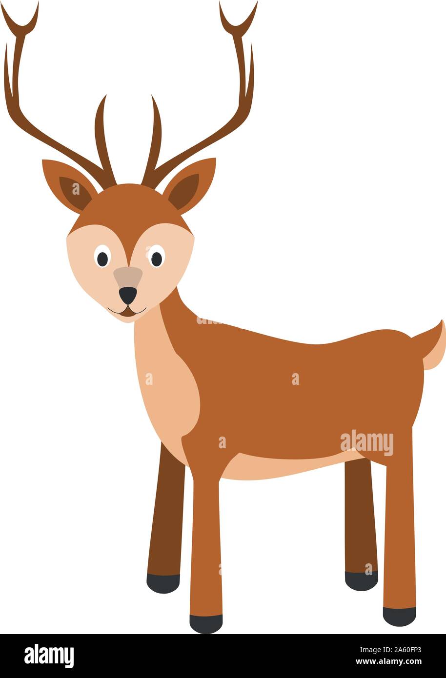 Cerf cartoon Banque de photographies et d’images à haute résolution - Alamy