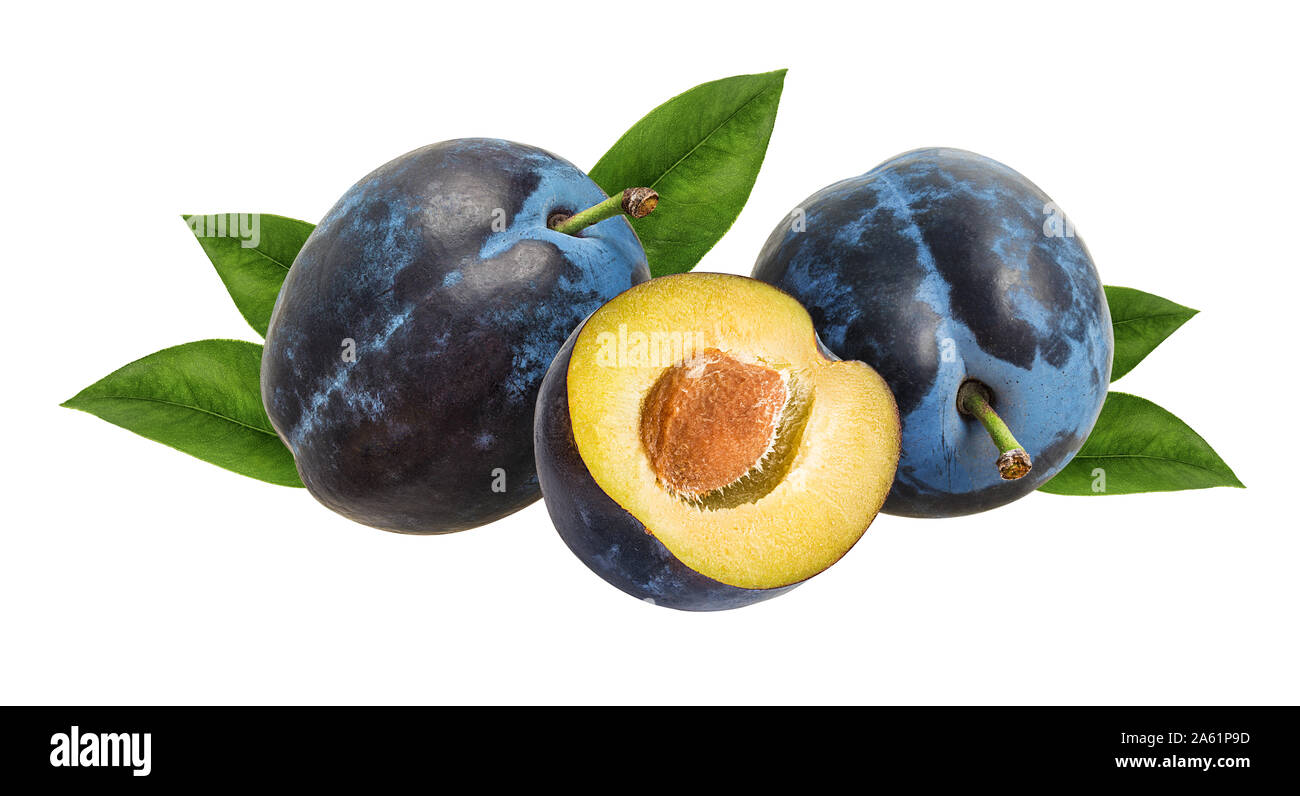 Prunes de fruits Banque d'images détourées - Alamy