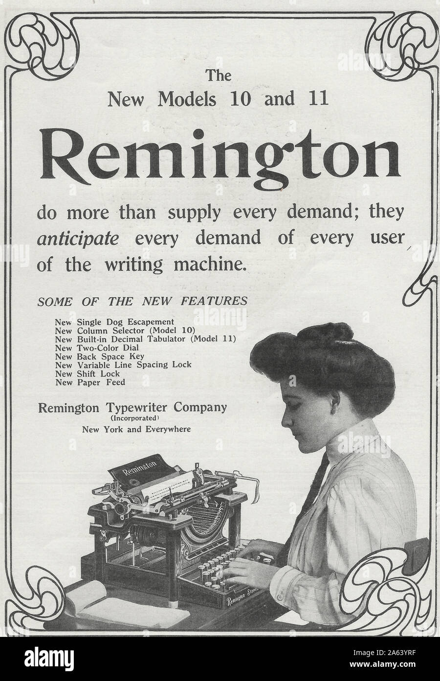 Remington typewriters Banque de photographies et d’images à haute ...