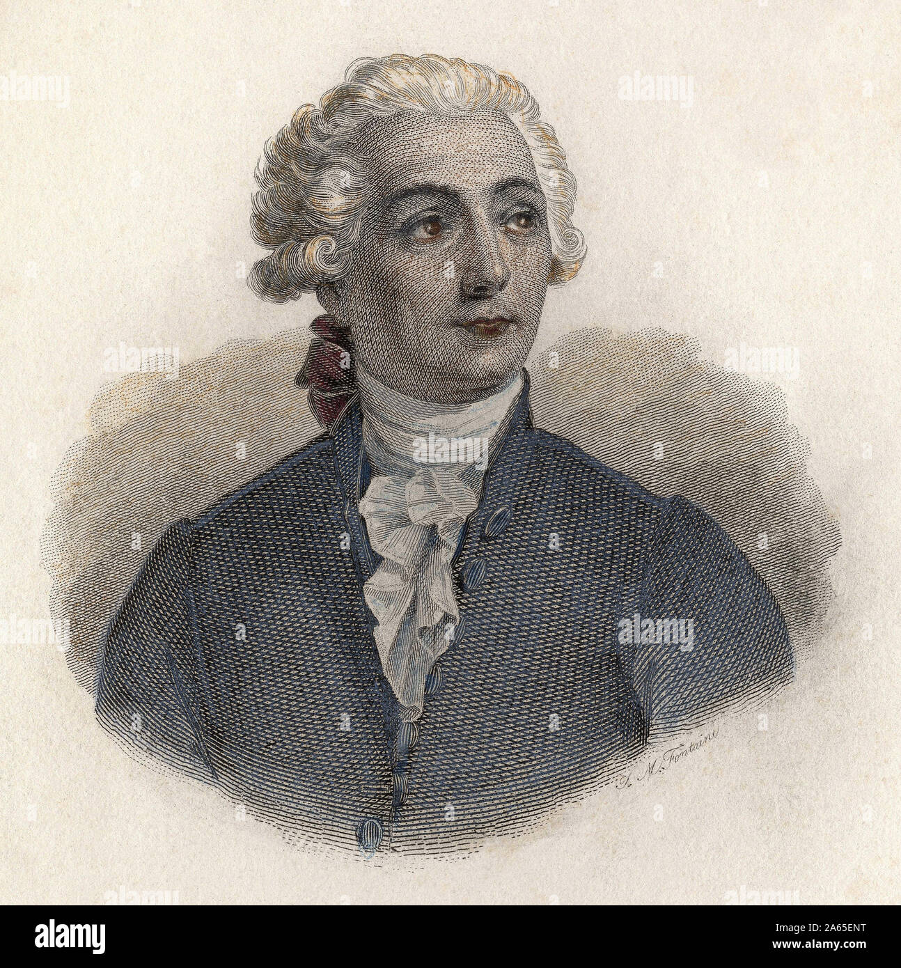 Antoine laurent de lavoisier 1743 1794 Banque de photographies et d ...