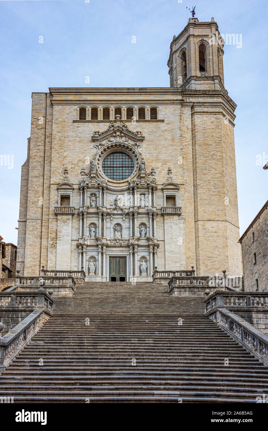 Girona cathedral Banque de photographies et d’images à haute résolution ...