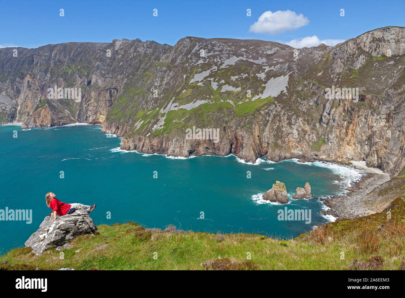 Falaises maritimes donegal Banque de photographies et d’images à haute ...