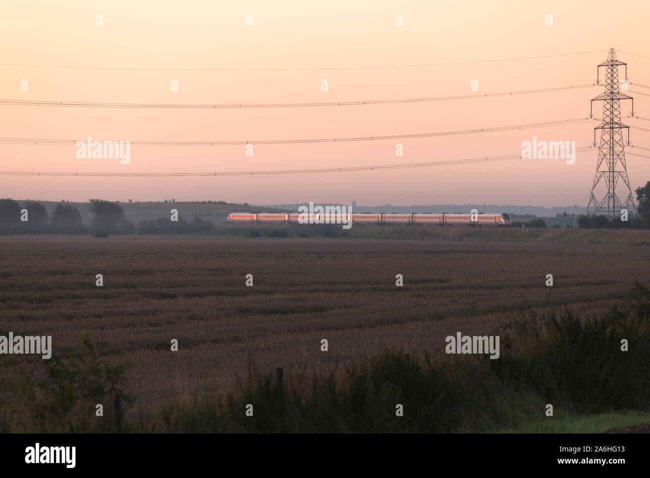 London North Eastern Railway (LNER ) class 800 Azuma train Trent ...