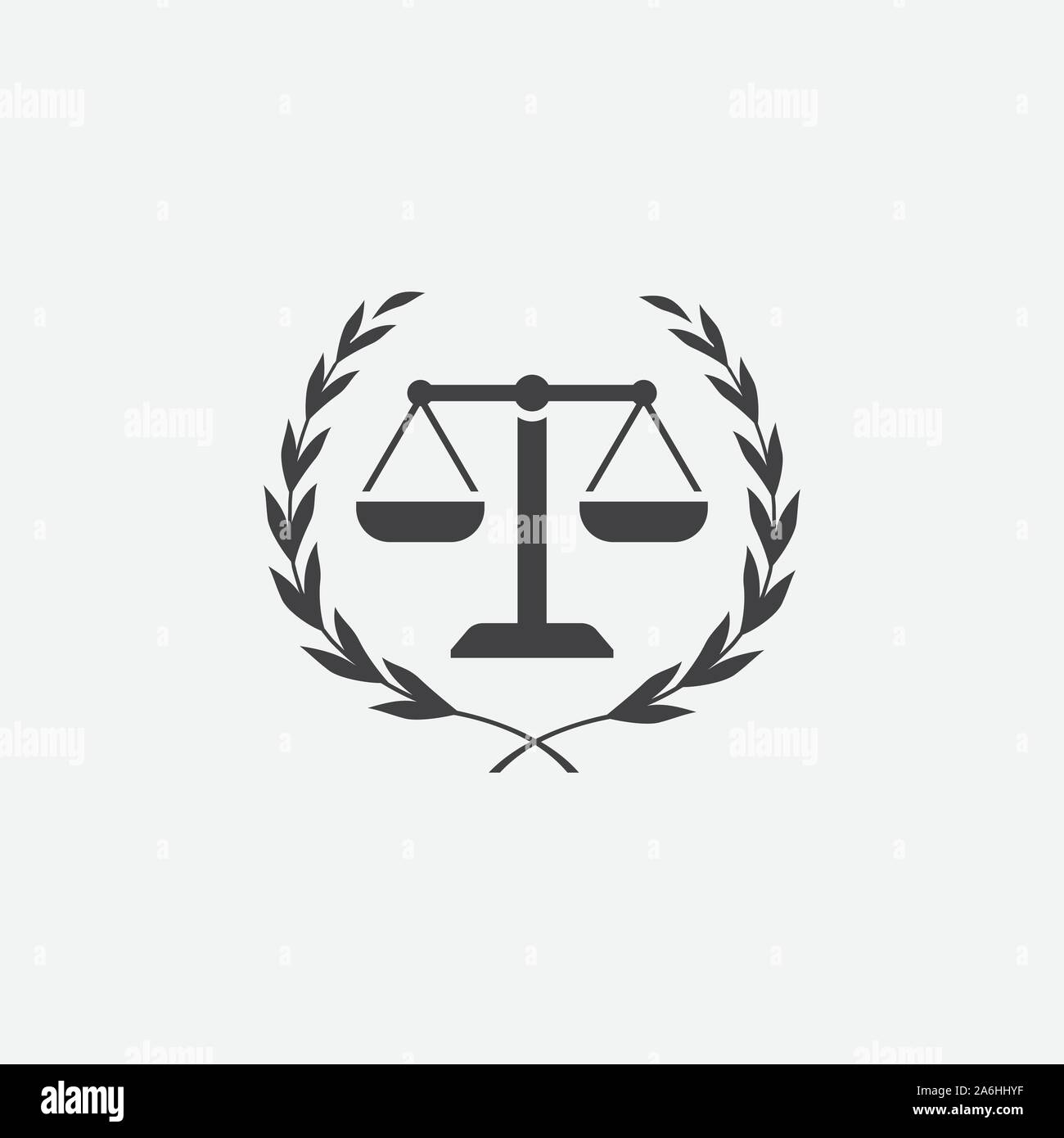 Símbolo de la justicia Banque d'images vectorielles - Alamy