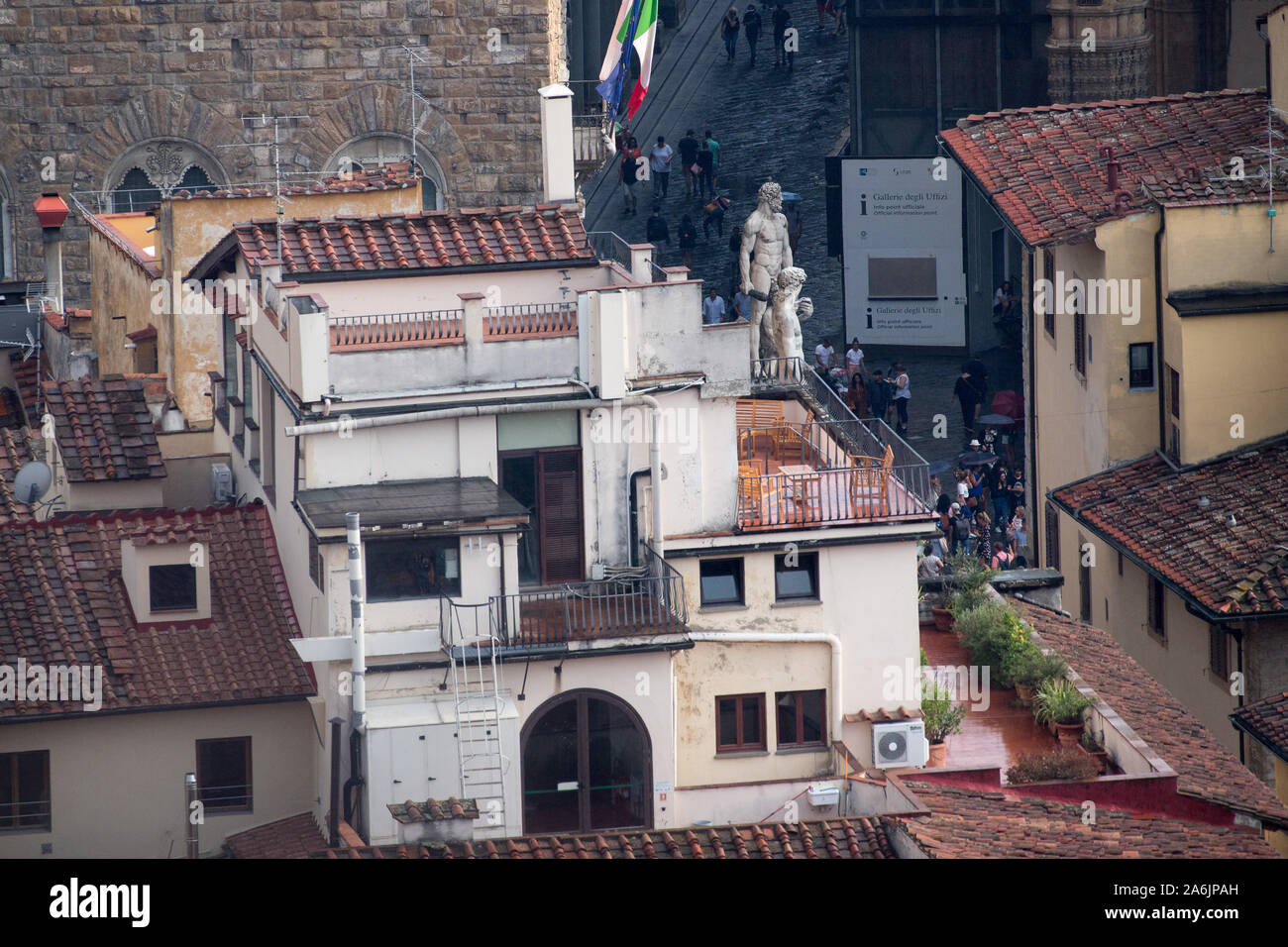 Copie de la sculpture de la Renaissance David de Michel-Ange et d ...
