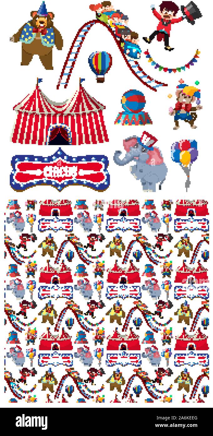 Primate circus Banque d'images vectorielles - Alamy