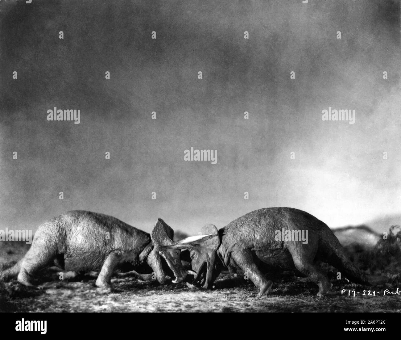 Dinosaure Stop Motion Modèles dans le monde perdu de Harry O. Hoyt ...