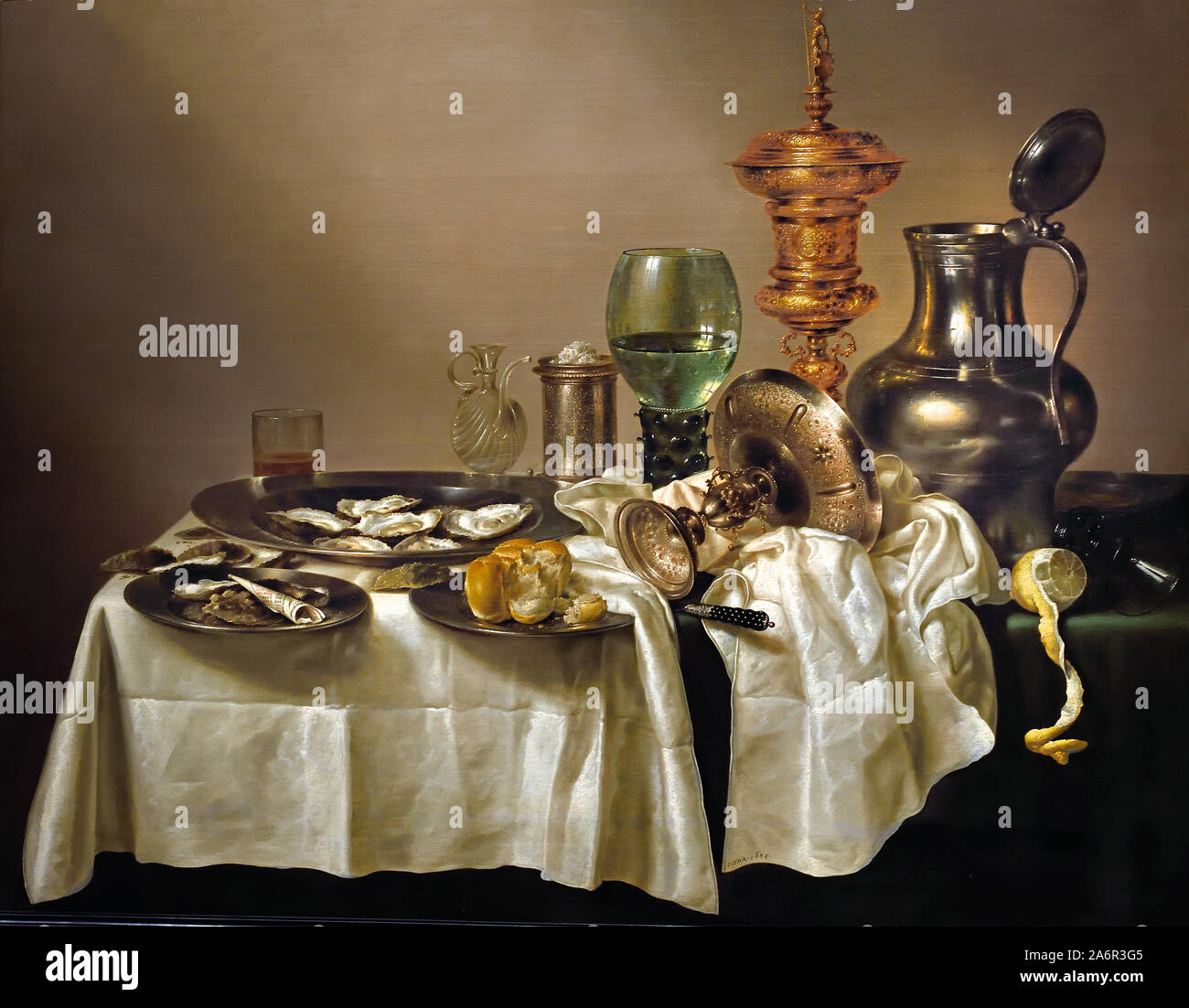 Willem claesz heda nature morte Banque de photographies et d’images à ...