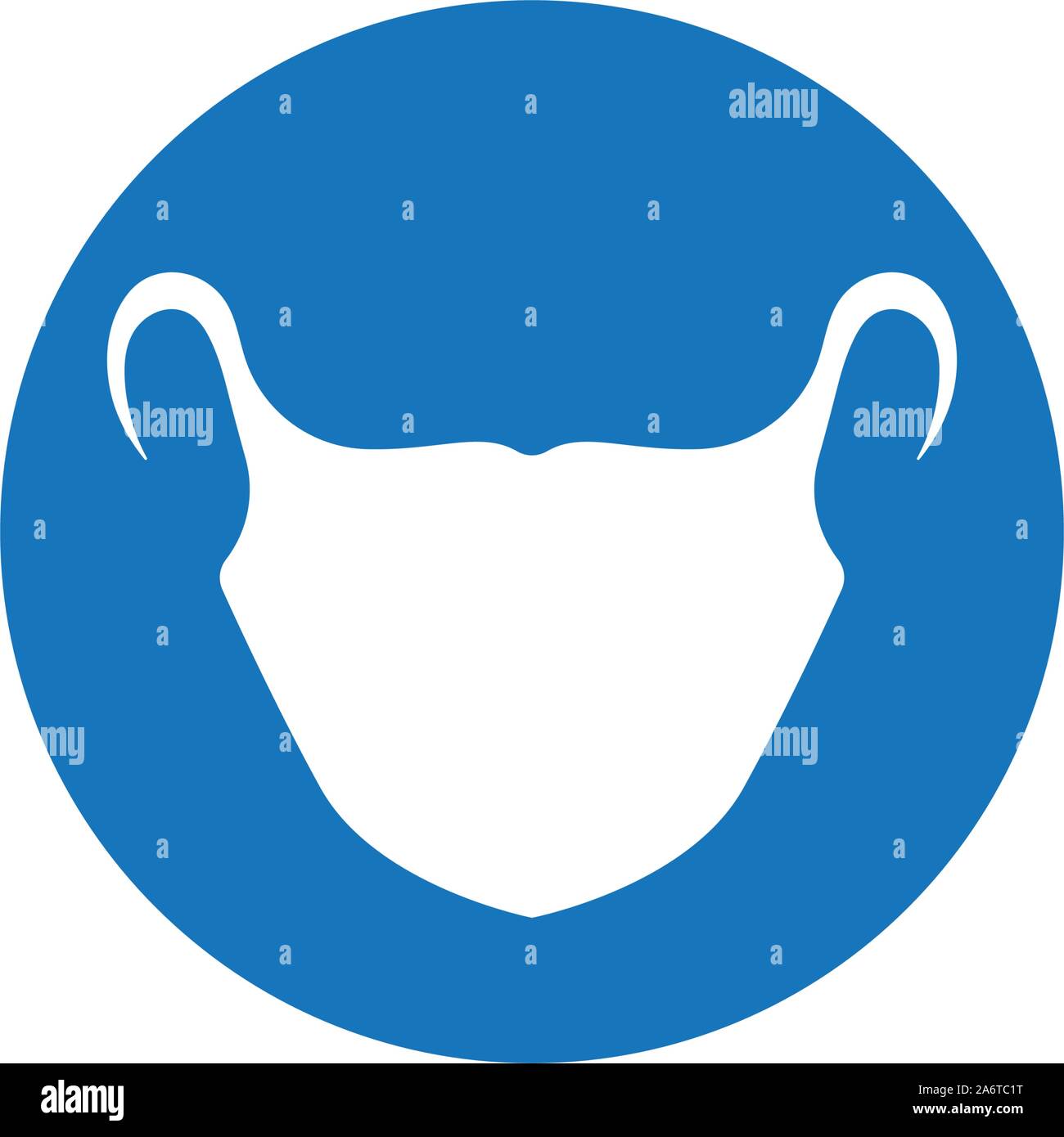 Logo symbole masque et Vector Illustration Image Vectorielle Stock - Alamy