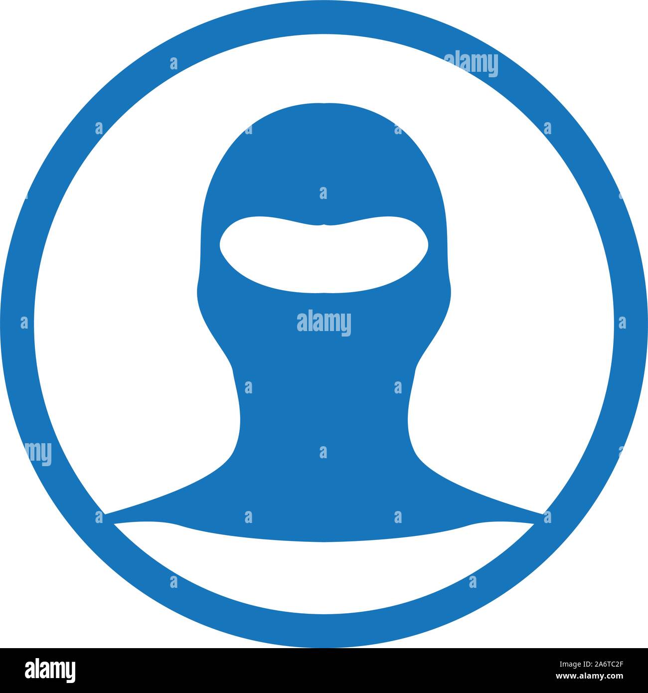 Logo symbole masque et Vector Illustration Image Vectorielle Stock - Alamy