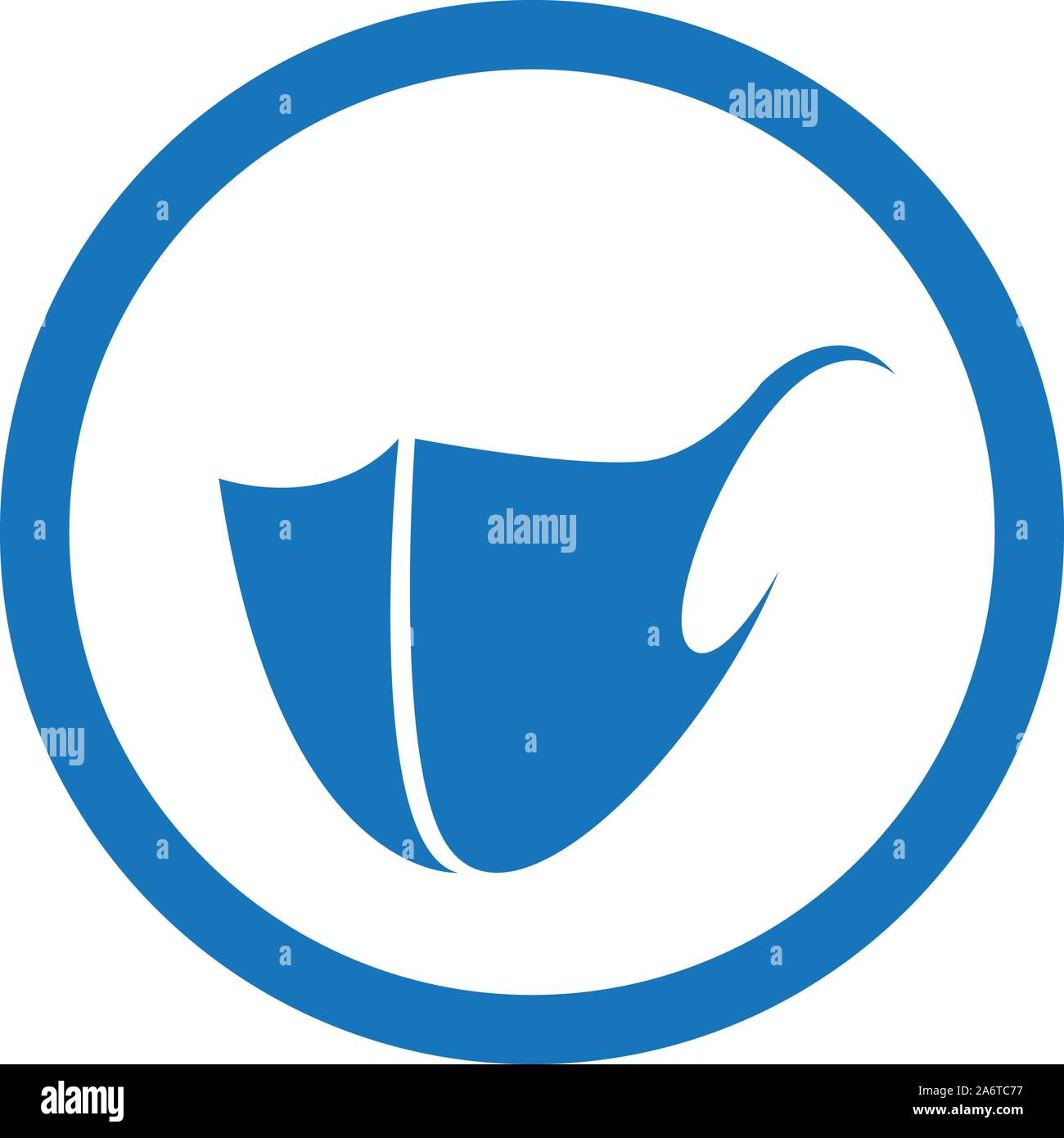 Logo symbole masque et Vector Illustration Image Vectorielle Stock - Alamy