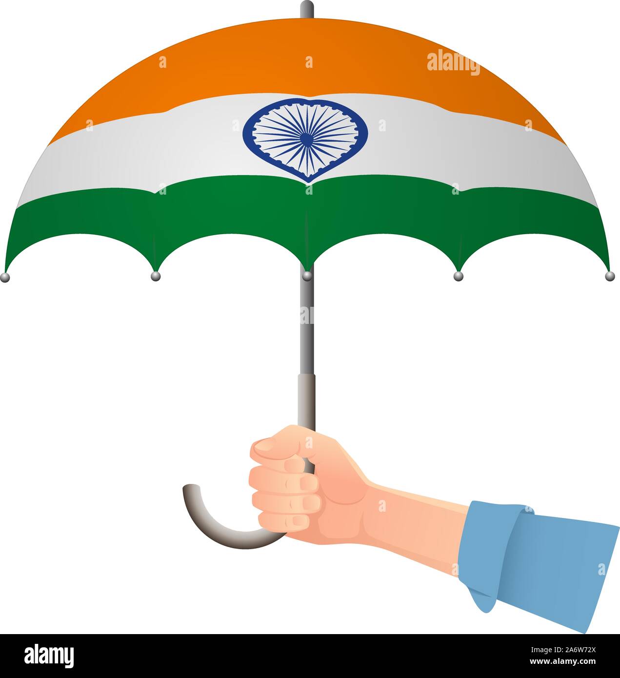 Drapeau de l'Inde. Symboles du temps. Drapeau national de l'Inde vector ...