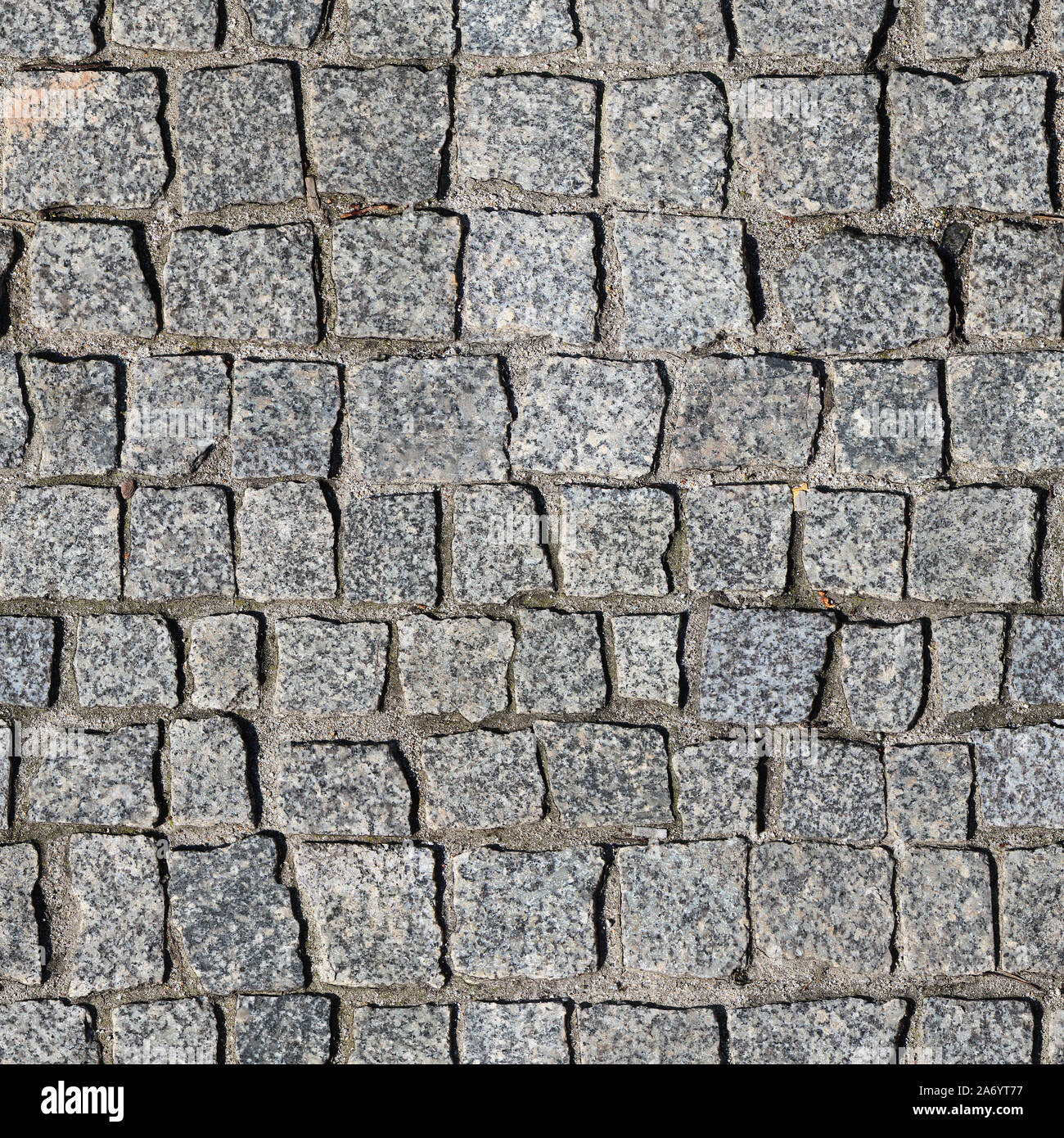Seamless texture de trottoirs faits de blocs de granit gris. Wroclaw ...