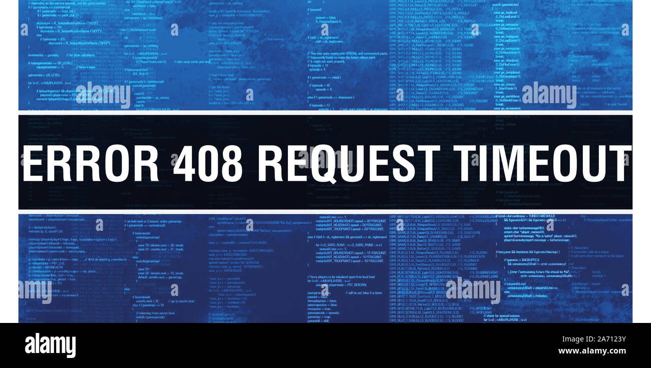 408 Request Timeout Derreur Avec Le Code Java Numérique Texte 408