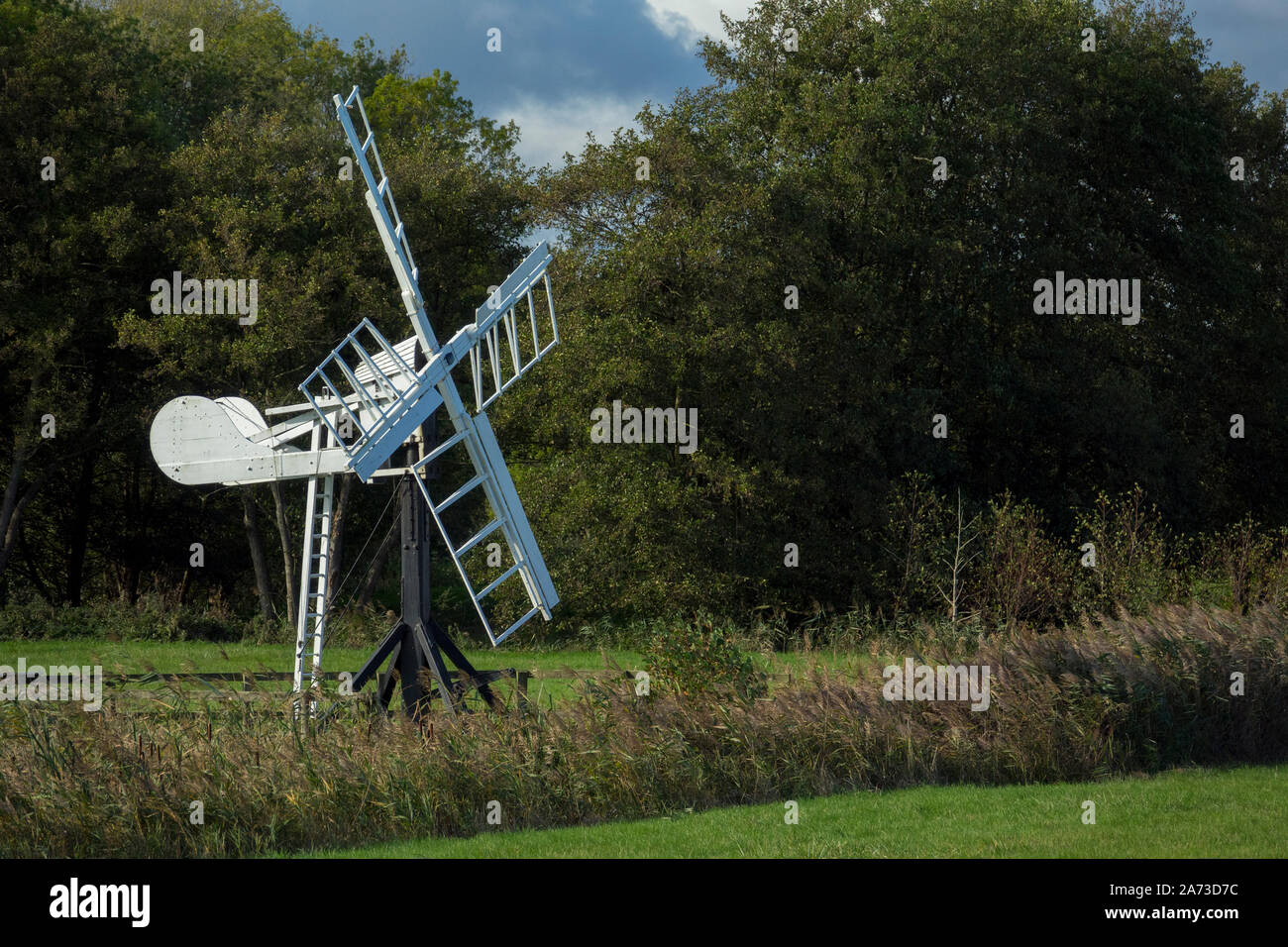 Palmers drain windmill Banque de photographies et d’images à haute ...