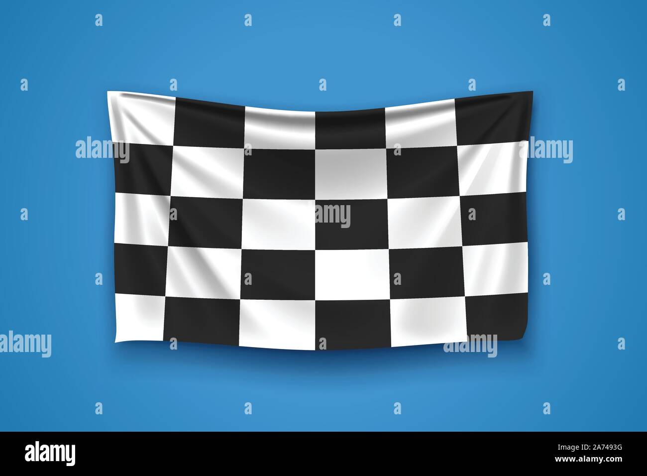 Drapeau de la formule 1 Banque d'images vectorielles - Alamy