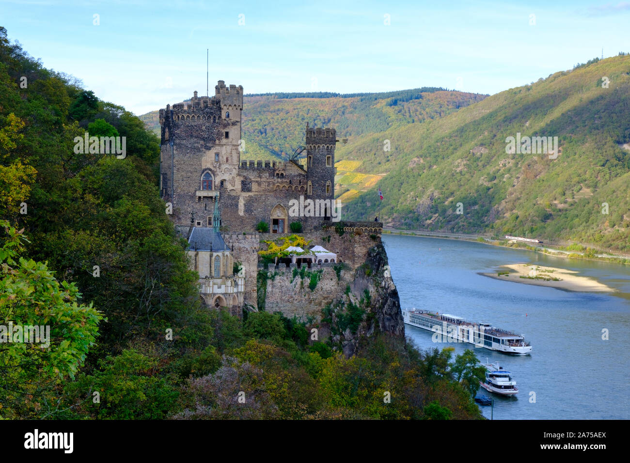 Château De Rheinstein Banque d'image et photos - Alamy