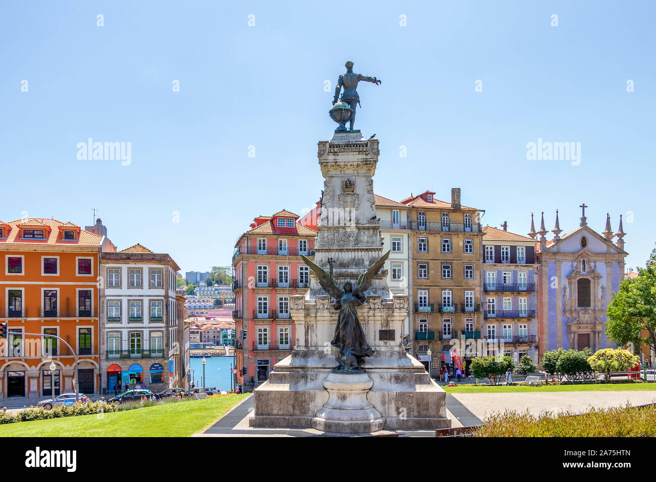 Monumento don infante a enrique el navegante Banque de photographies et ...