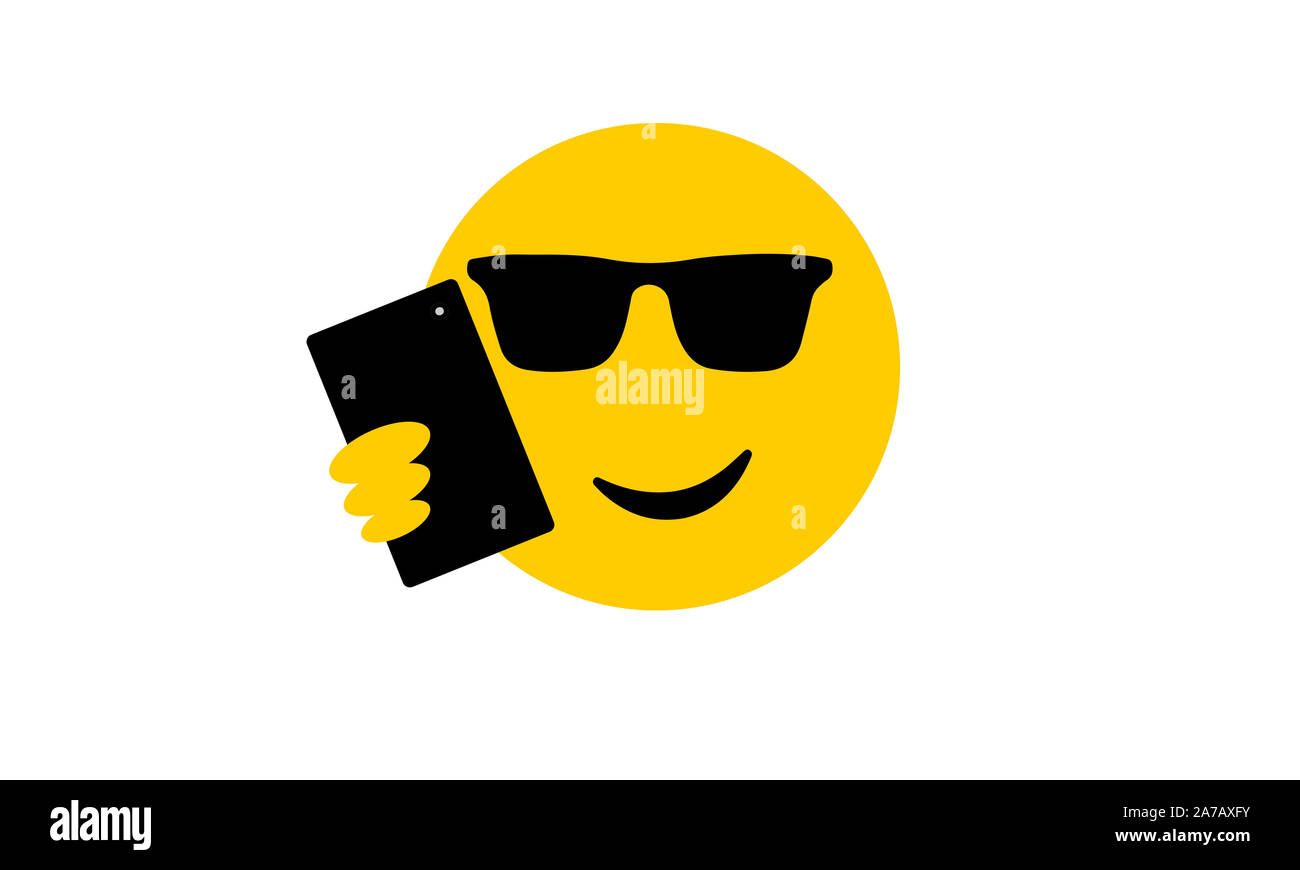 Cartoon emoji emoticon smiley face Banque de photographies et d’images ...