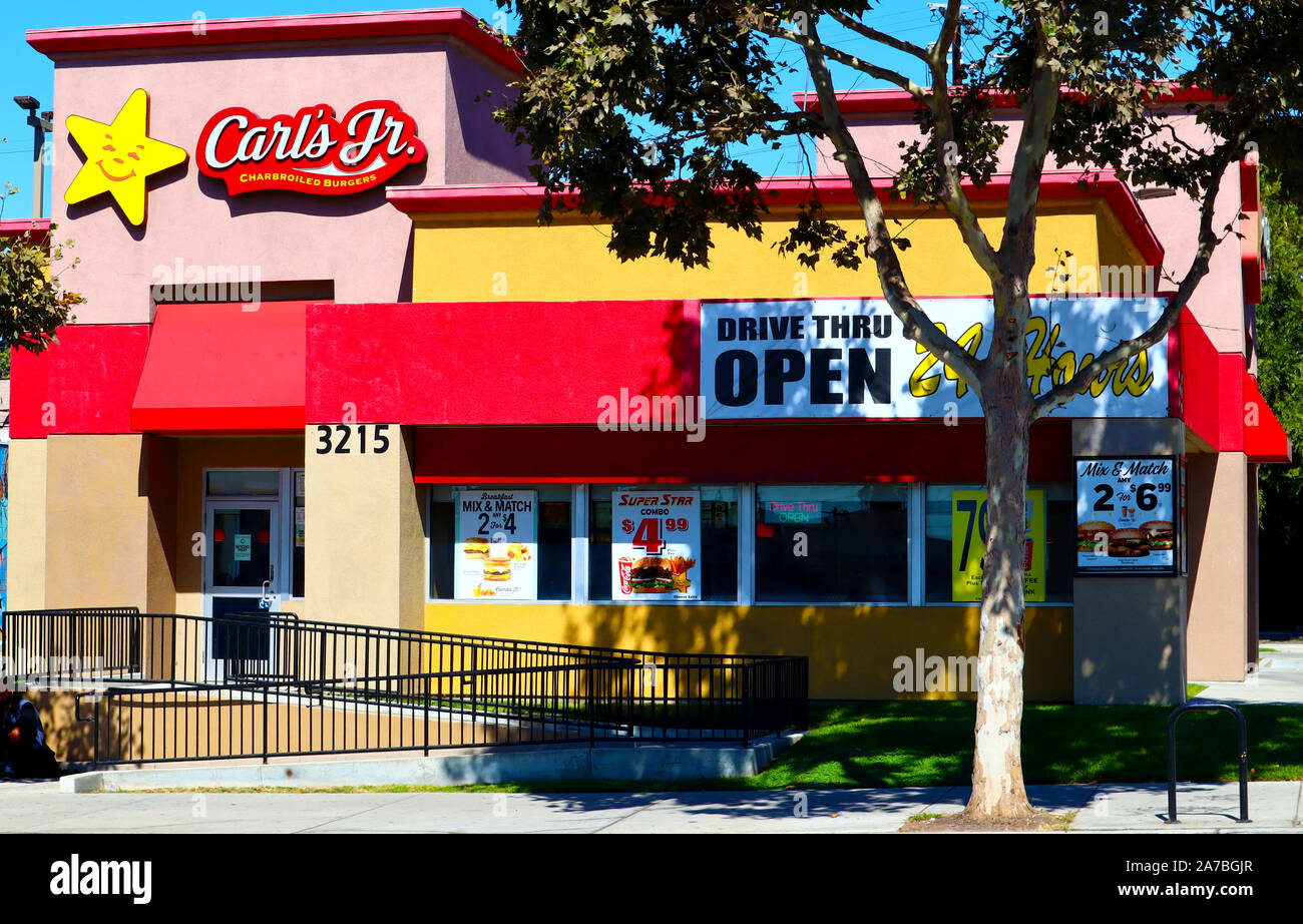 Logo du restaurant carls jr Banque de photographies et d’images à haute ...