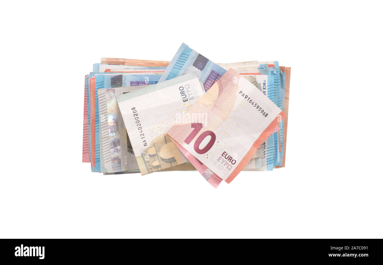 Pile de billets de 10 euros Banque de photographies et d’images à haute résolution - Alamy