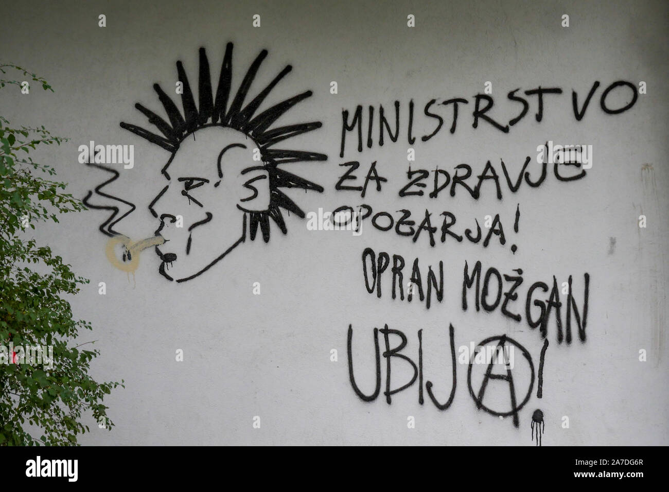 Punk graffiti Banque de photographies et d’images à haute résolution ...