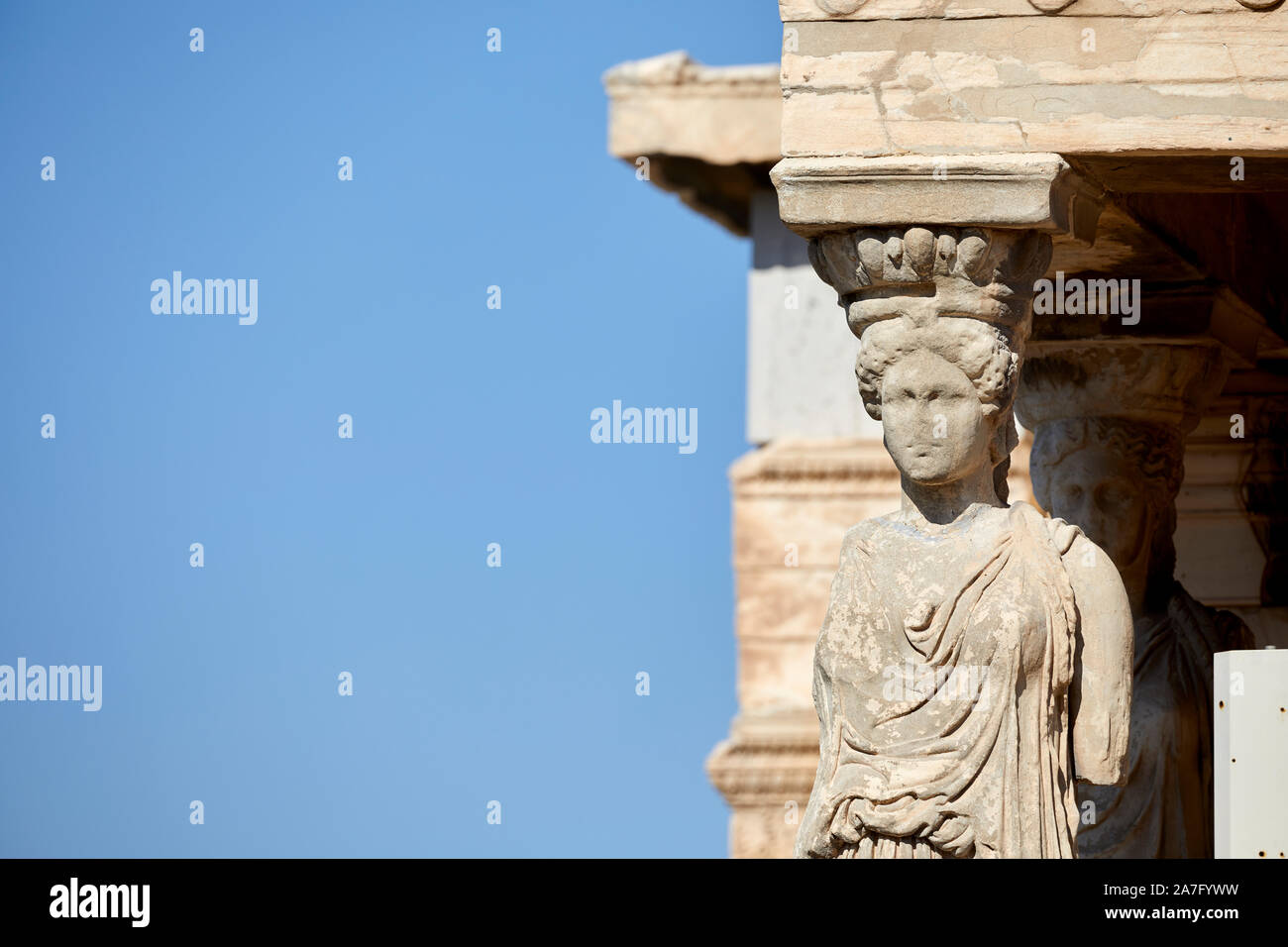 Athènes capitale de la Grèce 5e siècle monument ruines du temple du ...