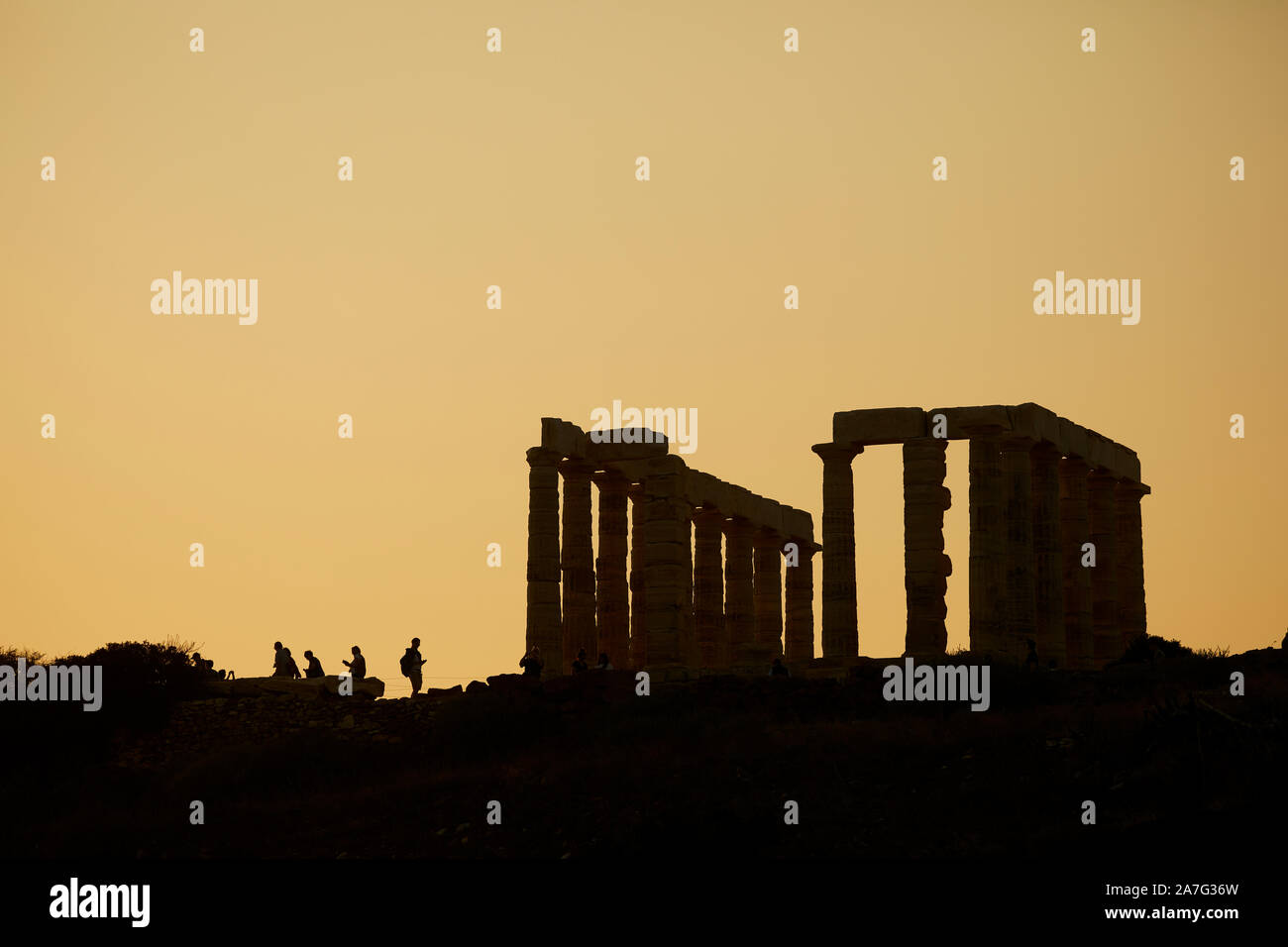 Grèce La Grèce antique temple de Poséidon au Cap Sounion, construit au ...