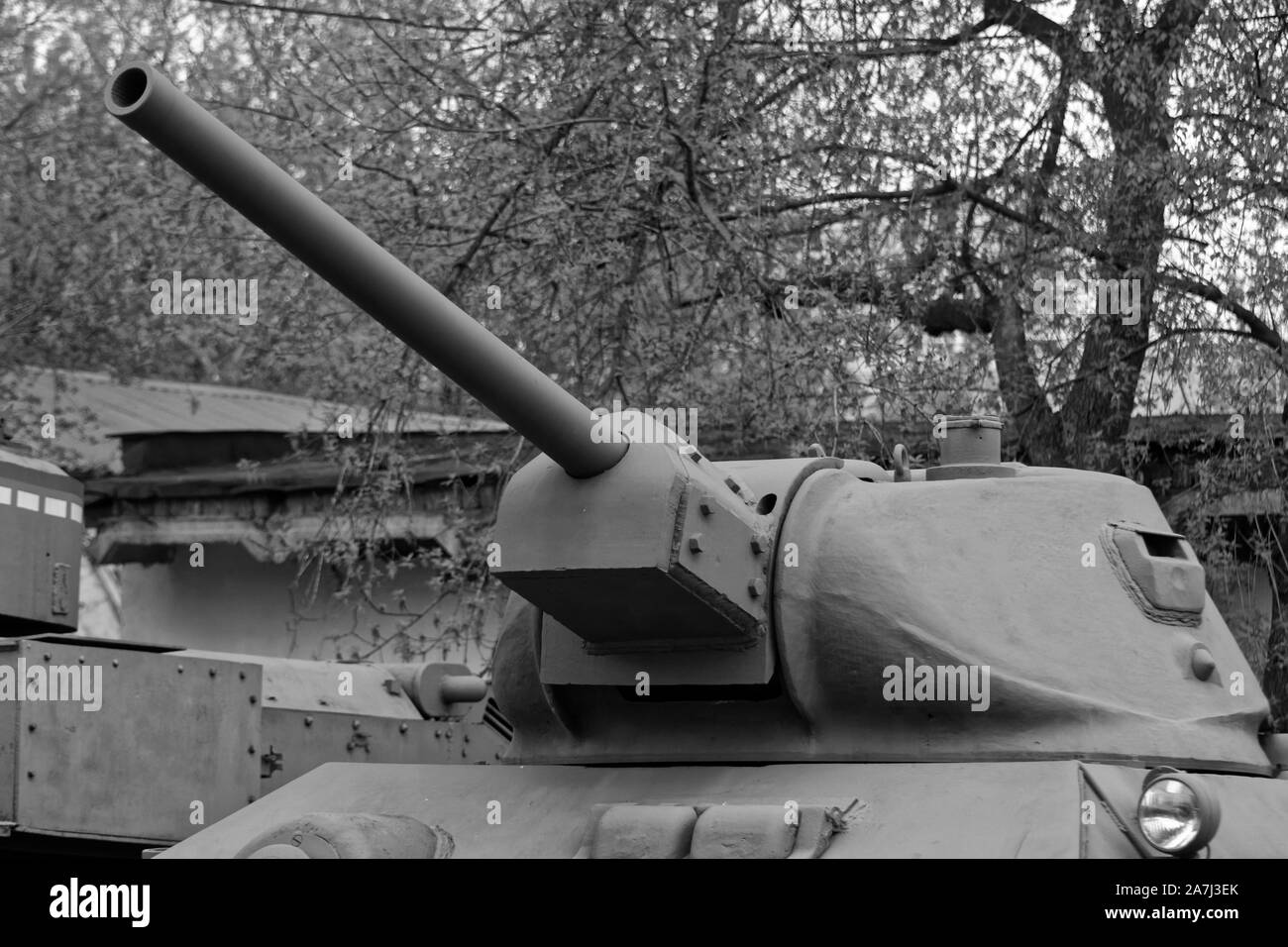 T 34 tank Banque d'images noir et blanc - Alamy