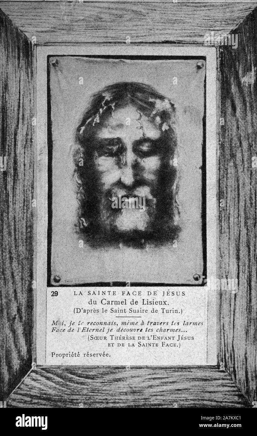 Holy Face Of Jesus Banque d'image et photos - Alamy