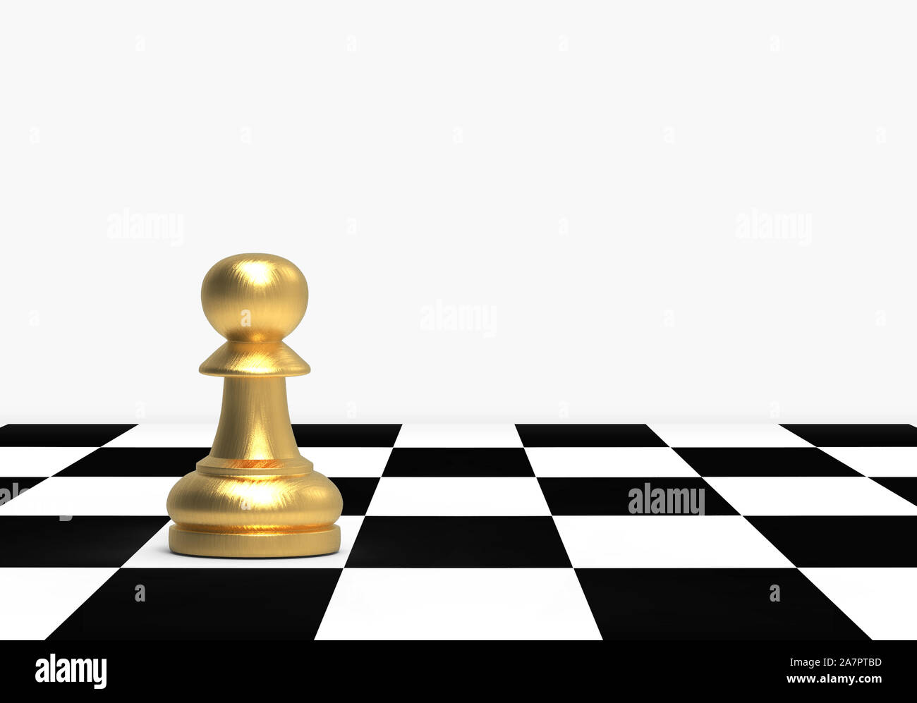 Pion avec une couronne échec Banque d'images détourées - Alamy