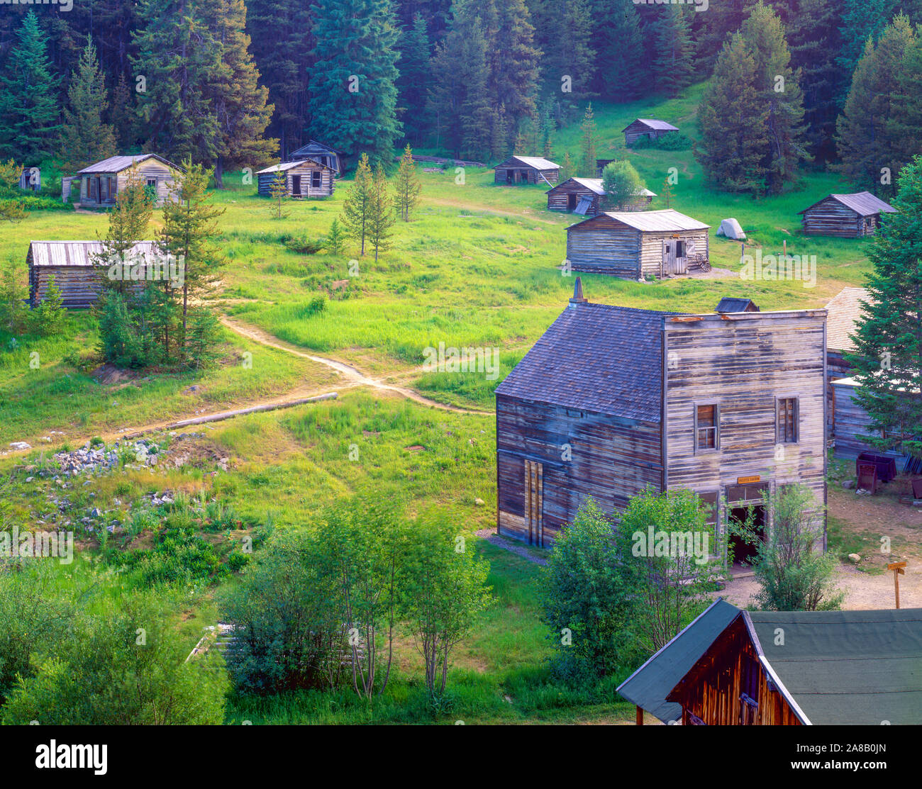 Garnet Montana ville fantome grenat non loin de Missoula dans le domaine de la ruelle minging or 1860 s Photo Stock Alamy