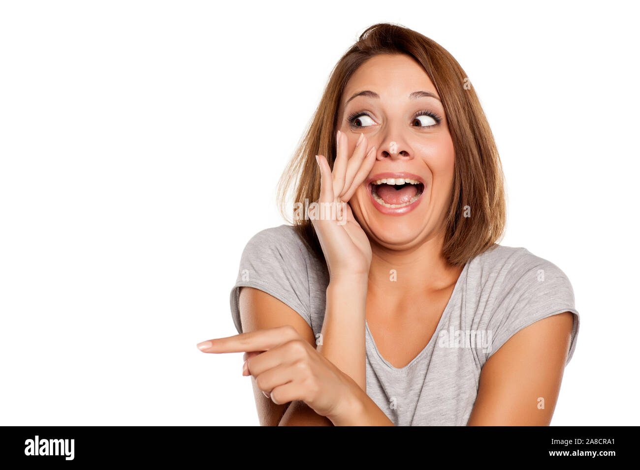 Femme potins Banque de photographies et d’images à haute résolution - Alamy