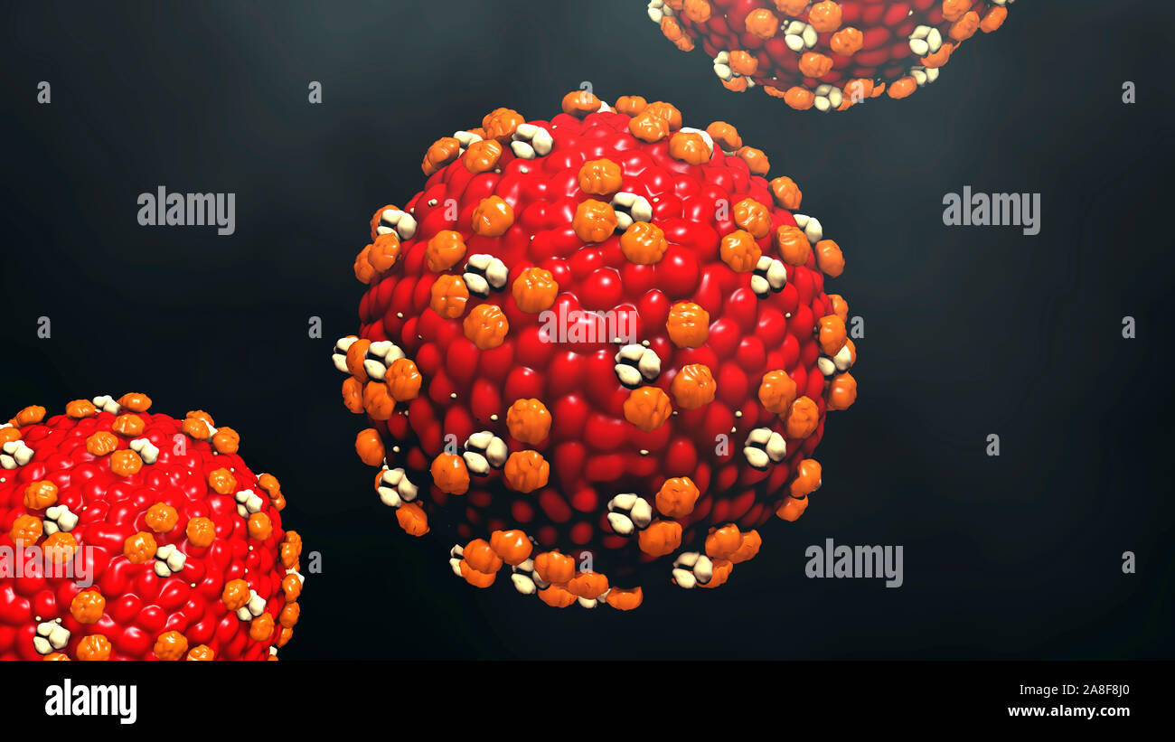 Virus de la rougeole, illustration Banque de photographies et d’images ...
