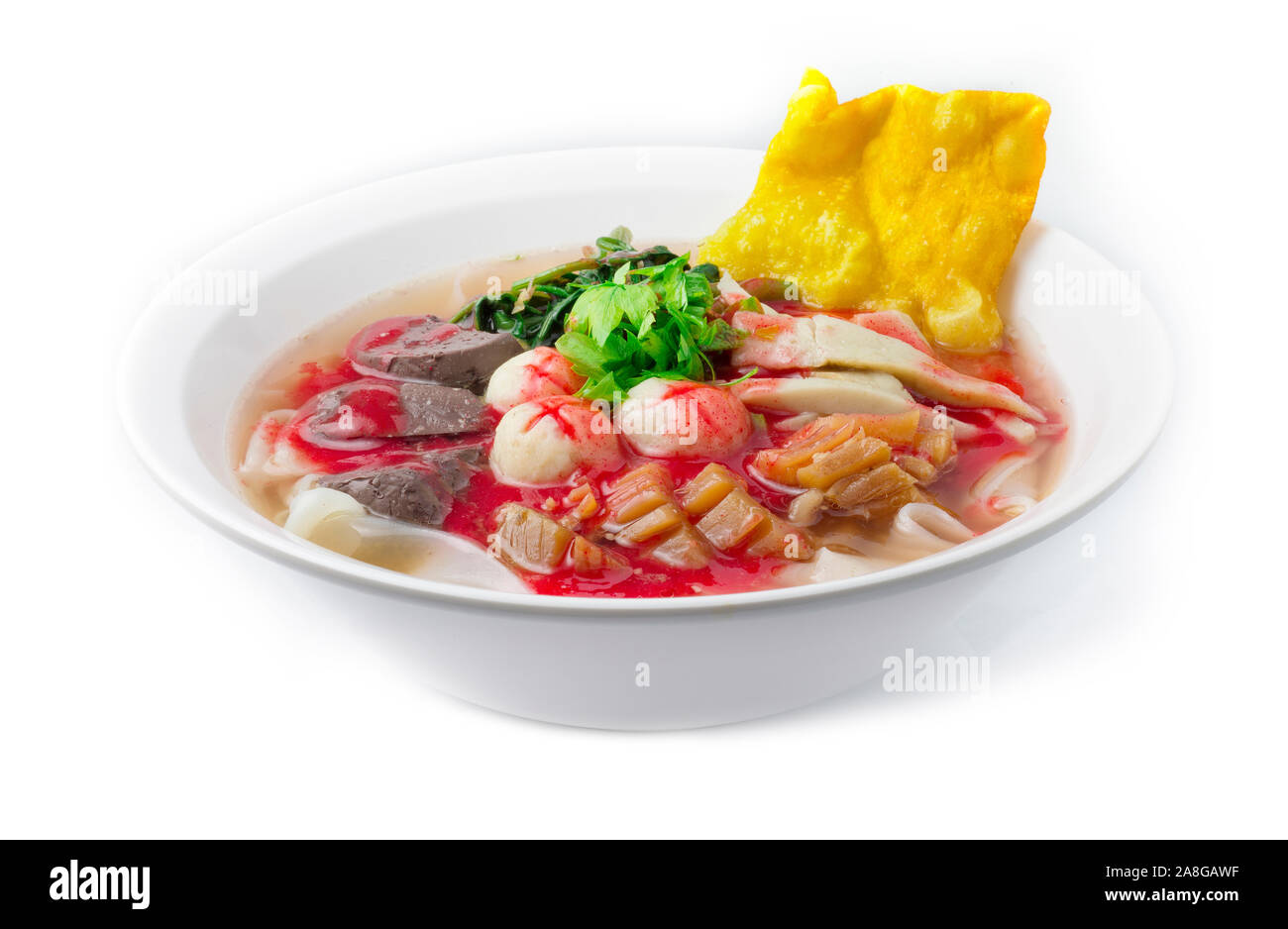 Nouilles de riz croustillantes Banque d'images détourées - Alamy