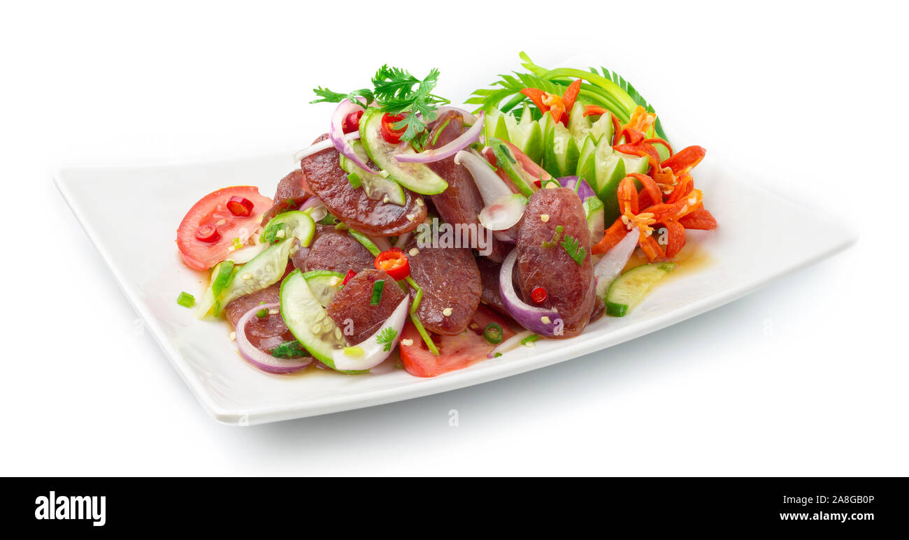 Salade de concombre de style chinois Banque d'images détourées - Alamy