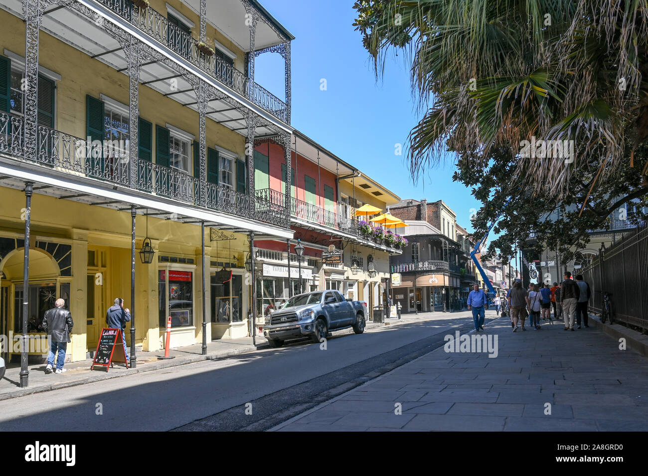 Le quartier français de La Nouvelle-Orléans. Ce quartier historique est ...