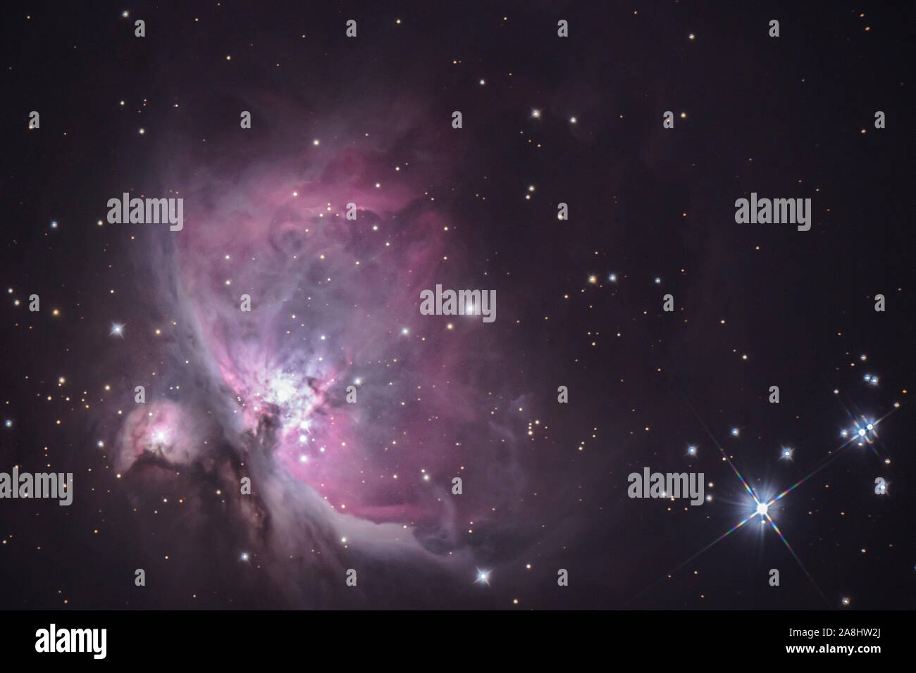 M42 la grande nébuleuse Banque de photographies et d’images à haute ...