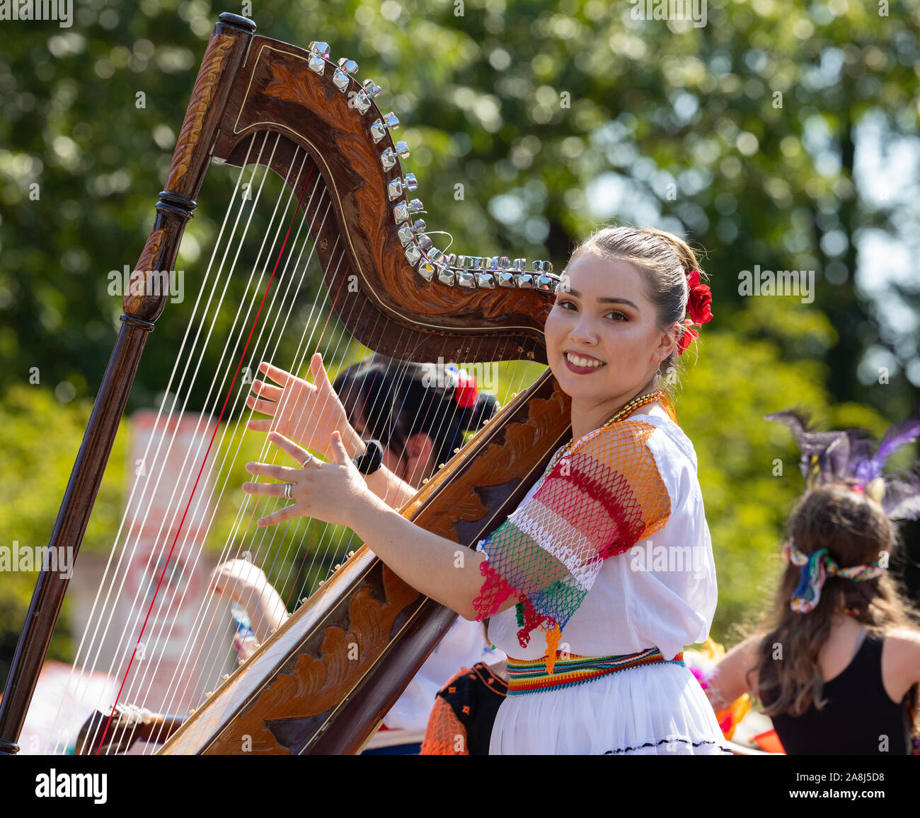 Paraguayan harp Banque de photographies et d’images à haute résolution - Alamy