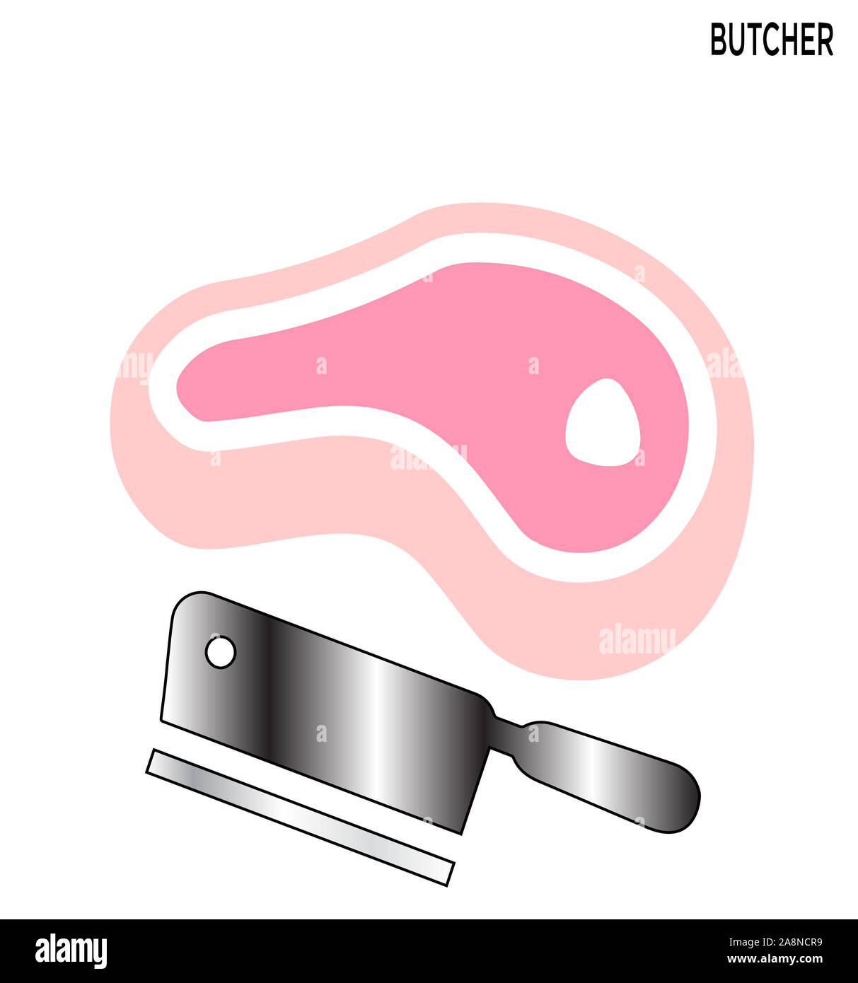 Butcher pictogram Banque de photographies et d’images à haute ...
